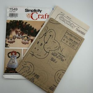 Simplicity | Office | Simplicity Holiday Craft Sewing Pattern 7549 | Poshmark